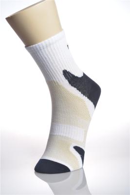 China Unisex Nylon Running Socks with Anti Bacterial Spandex 144 Needle Knit for Sports for sale