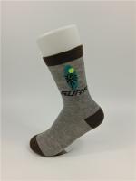 China Antibacterial Fabrics Kids White Socks Different Patterns Found Make To Order for sale