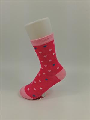 China Custom Made Pattern Knitted Kids Cotton Socks With Anti Bacterial Material for sale