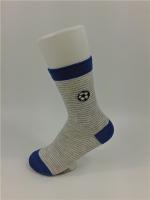 China Yellow Anti-Foul Boys Cotton Socks Anti Slip Keep Warm Thin 76% Cotton 23% Spandex for sale