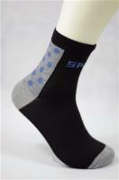 China Anti Slip Skid Proof Socks for Adults 96 Needle Polyester Cotton Spandex Black Household Fiber Non Slip Socks for sale