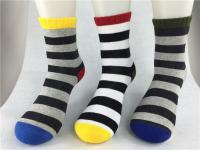 China Odor Resistent Red Recycled Cotton Socks With Breathable Absorbent Material for sale
