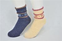 China Organic Cotton Yellow Mens Argyle Dress Socks 80% Recycled Cotton Elastic for sale