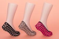 China Snagging Resistance Non Slip Invisible Socks No Show Liner Socks For Women Custom Size 76% Cotton for sale