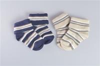 China Anti Bacterial Knitted Cotton Baby Socks 76% Cotton 23% Spandex Odor Resistant for sale