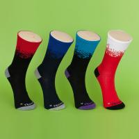 China Customizable Anti-Foul Cotton Ankle Socks 144 Needle Polyester Cotton Spandex Blend for sale