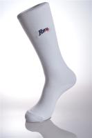 China Custom Spandex Elastane Sports Ankle Socks 144 Needle Anti Foul Material OEM for sale