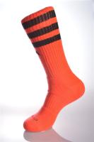 China Custom Spandex Elastane Sports Ankle Socks 144 Needle Anti Foul Material OEM for sale