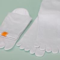 China Toe Socks Type Mens Cotton Ankle Socks , Custom Size Basketball Ankle Socks for sale