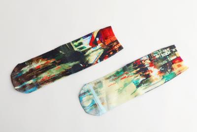 China 61% Polyester Unisex 3D Printed Socks with Sweat Absorbent One Size Fits All for sale