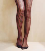 China Sexy Letters Mesh Patterned Nylon Stockings 80cm Length One Size Sustainable for sale