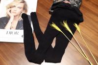 China Women's Mesh Nylon Stockings Sexy Knee High Socks with Letters 80 Denier for sale