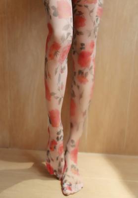 China Lady Sexy Knee High Socks Colorful Cute Thin Semisheer Nylon for sale