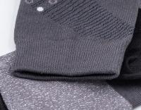 China Snngging Resistance Elastane Cotton Dress Socks With Grey / Black Stripes for sale