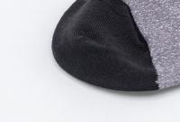China Snngging Resistance Elastane Cotton Dress Socks With Grey / Black Stripes for sale