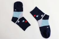 China Anti - Bacterial Elastane Sports Ankle Socks With Sweat - Absorbent Material for sale