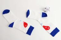 China Adults Elastane Sports Ankle Socks With Anti - Bacterial Cotton Materials for sale