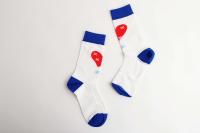 China Adults Elastane Sports Ankle Socks With Anti - Bacterial Cotton Materials for sale