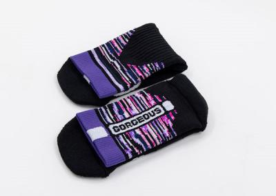 China OEM Nylon Anti Slip Sweat Wicking Running Socks 70% Nylon 14% Spandex for Autumn for sale
