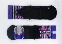China OEM Nylon Anti Slip Sweat Wicking Running Socks 70% Nylon 14% Spandex for Autumn for sale