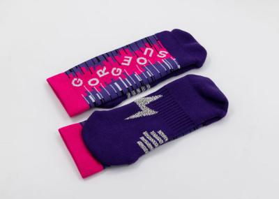 China Antibacterial Cotton Athletic Basketball Socks Anti Sweat One Size Custom Logo for sale