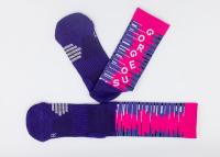 China Antibacterial Cotton Athletic Basketball Socks Anti Sweat One Size Custom Logo for sale