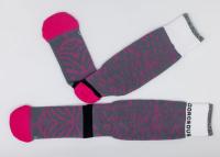 China Antibacterial Athletic Basketball Socks One Size Custom Logo Moisture Wicking Sport Socks for sale