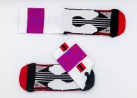 China Sporty Mens Basketball Socks Breathable Anti Bacteria Athletic Socks Custom Size for sale