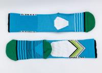 China Anti Odor Athletic Basketball Socks Breathable Soft Cotton One Size Custom Logo for sale