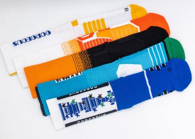 China Quick Dry Sporty Athletic Basketball Socks With Disposable Nylon Material for sale