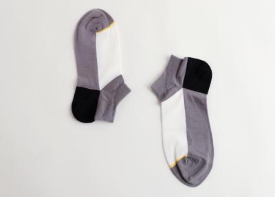 China Elastic Grey Sports Ankle Socks Cotton Sweat Absorbing One Size Custom Logo for sale
