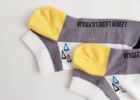 China Men's Anti Skid Wear Resistant Warm Ankle Socks Size 9-11 Grey White OEM for sale