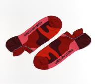 China Odor Resistant Antibacterial Ankle Socks Anti Skid Sporty Style Custom Size 1300 Pairs MOQ for sale