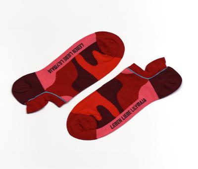 China Odor Resistant Antibacterial Ankle Socks Anti Skid Sporty Style Custom Size 1300 Pairs MOQ for sale