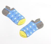 China Anti Odor Sweat Absorption Ankle Socks Size 9-11 Anti Skid Embroidery Logo for sale
