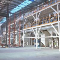 China Factory Type Dry Mortar Production Line 1TPH-5TPH Capacity Double Shaft Mixer for sale