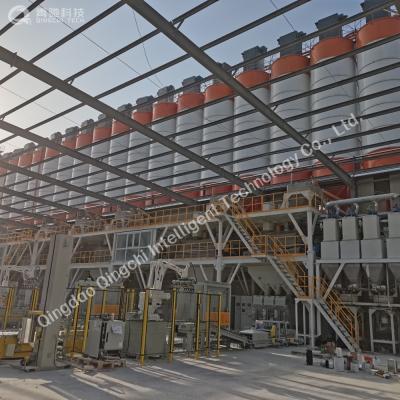 China Anti Crack Drymix Mortar Plant 32T/H Dry Mix Plaster Plant Full Automatic for sale