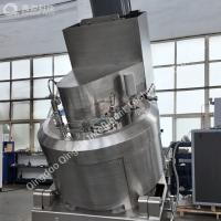 China Mixing Granulator Tilting Plough Mixer 500-3000kg/Batch Twin Shaft Agravic Mixer for sale