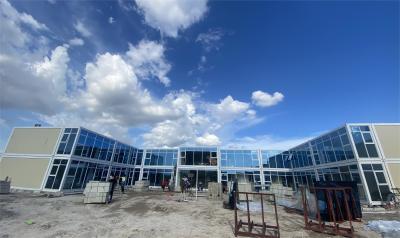 China Anti Seismic Temporary Shipping Container Homes , Tiny Temporary Modular Homes for sale