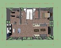 China Flat Roof Modular 2 Bedroom Container House High Durability for sale