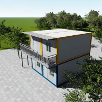 China ISO Certificated Prefab Mobile Modular Tiny Steel Structure Frame Assemble Flat Pack Container House for sale