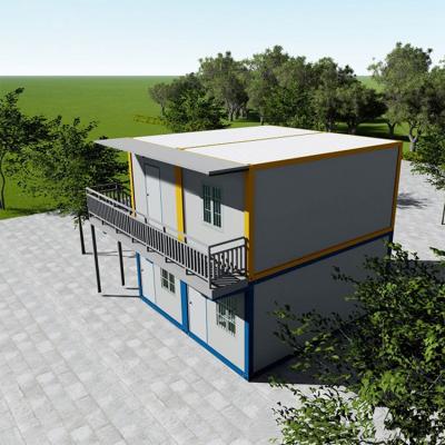 China ISO Certificated Prefab Mobile Modular Tiny Steel Structure Frame Assemble Flat Pack Container House for sale