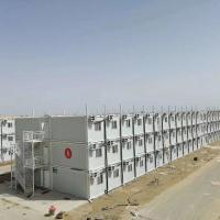 China Earthquak And Wind Resist 3 Storey Modular Structure Container House For Rental Or Temporary Site Worker Camping for sale