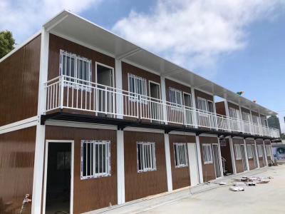 China Wind Resistence Prefabricated Container House 110um Powder Coating for sale