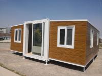 China Temporary Two Bedroom Container Home , Movable 20ft Expandable Container Home for sale