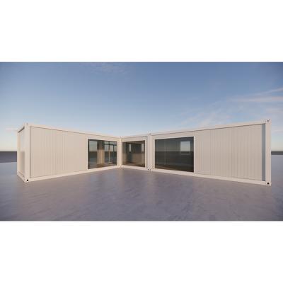 China Customized Premade Shipping Container Homes 20ft Modular Prefab Kiosk House for sale