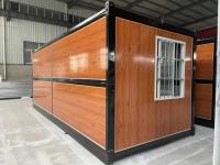 China 100% Ready Made Good Quality Steel Folding Container House With Electricity And Insulation Preinstalled for sale