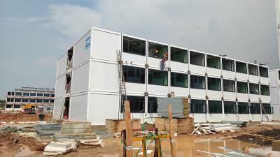 China BOX SPACE Prefabricated Fully Equipped Stackable Glass Wall Portable Homes Container Prefab Hotel House for sale