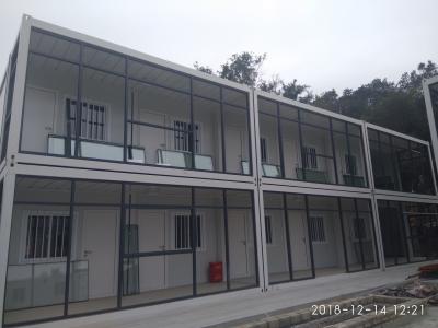 China BOX SPACE Mineral Camp Container Dormitory Luxury Prefab Tiny 20 40 FT Modular Container Home Portable Site Office for sale