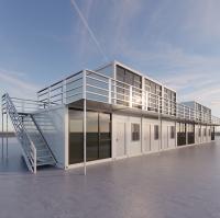 China 20ft 40ft Prefab Shipping Container House Luxury Prefabricated Modular Homes Modular Prefab Glass House for sale